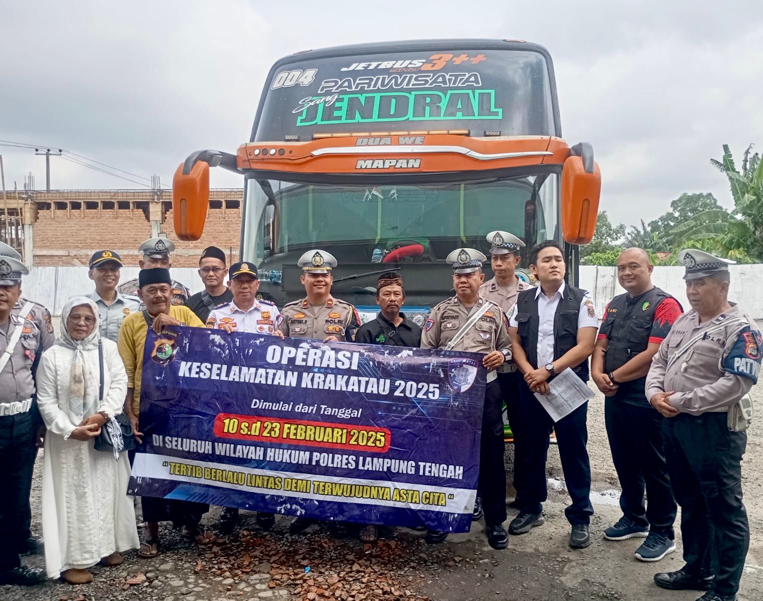 Operasi Keselamatan Krakatau 2025, dengan sasaran utama adalah pool bus – Sir Lampung